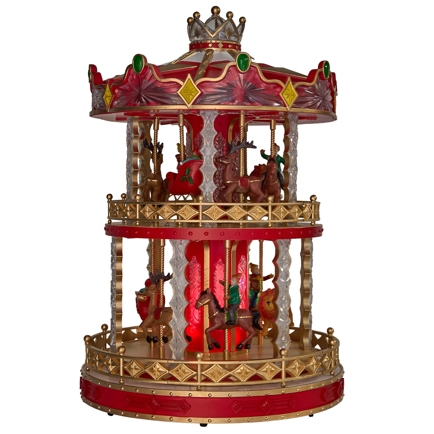 Large Magical Musical Carousel Model