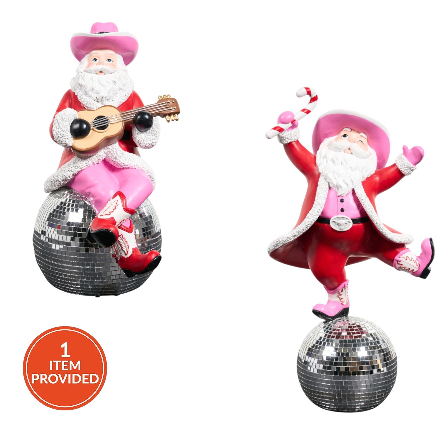 Disco Party Santa Decoration