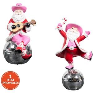 Disco Party Santa Decoration