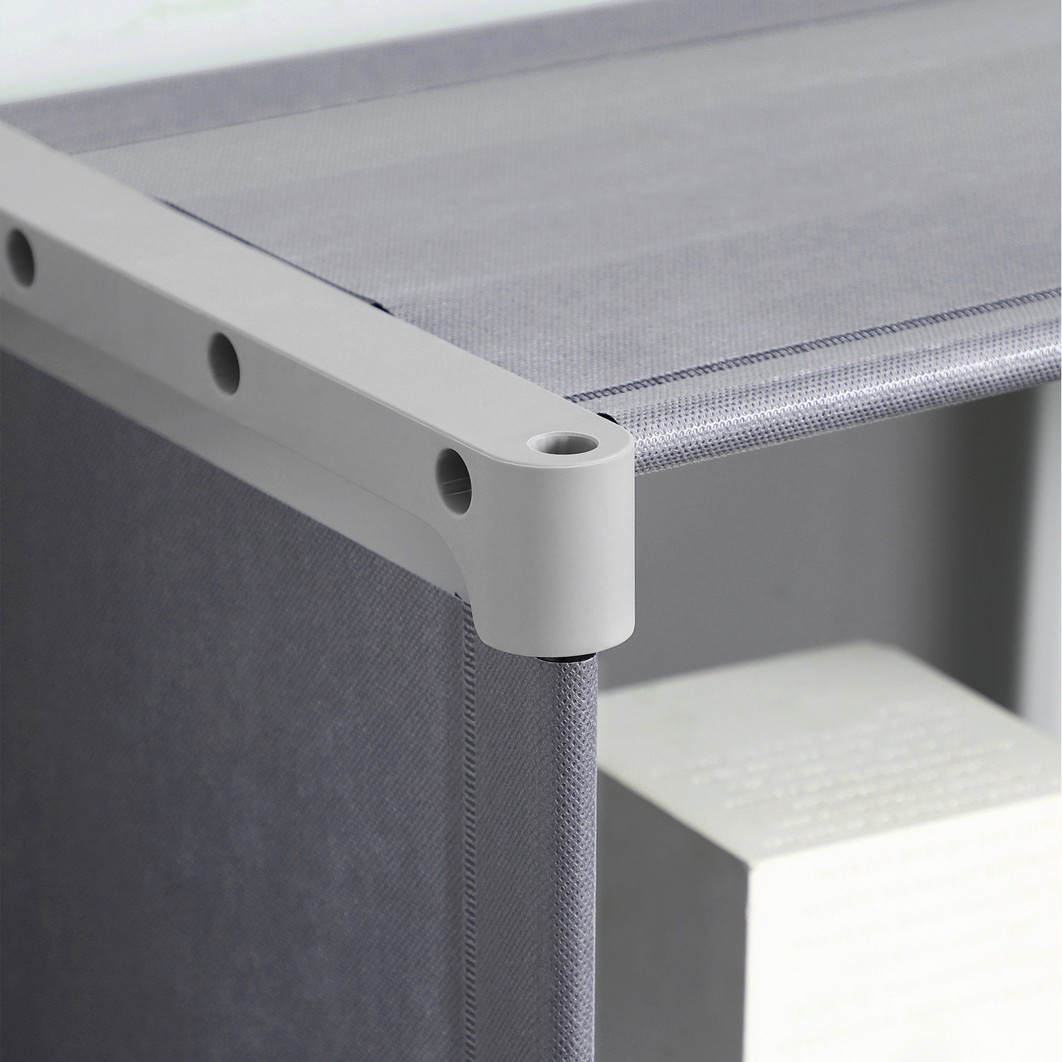 9-Cube Storage Shelf with Rubber Mallet