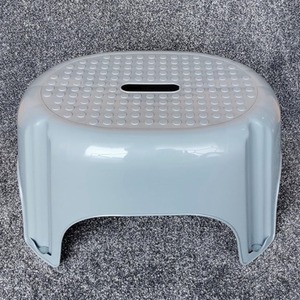 Large Grey Step Stool Anti Slip Single Household Step Stool Seat