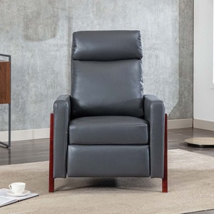 Riley Push Back Air Leather Modern Recliner Chair