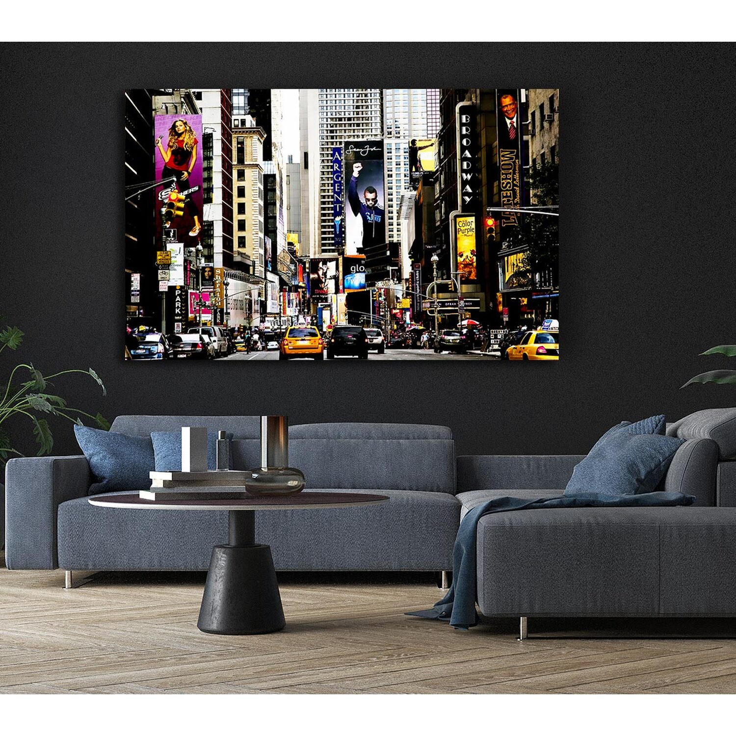 New York Broadway Days Canvas Print Wall Art