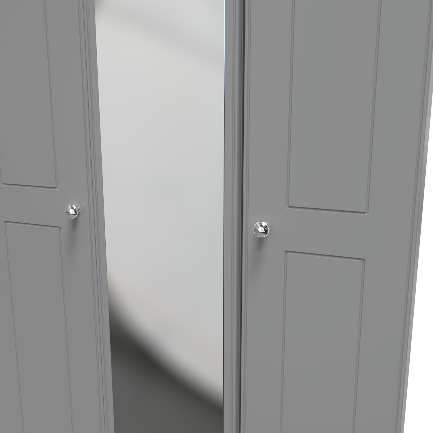 Victoria Ready Assembled Triple Mirror Wardrobe