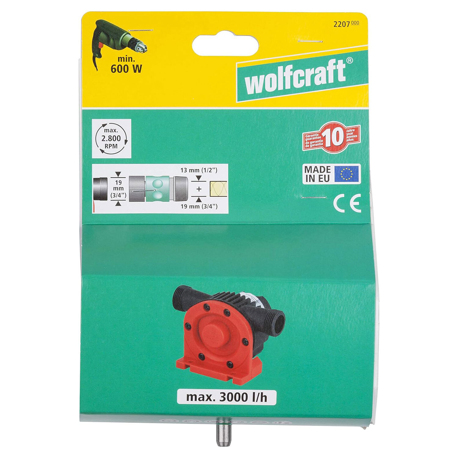 Wolfcraft Pump with Plastic Casing