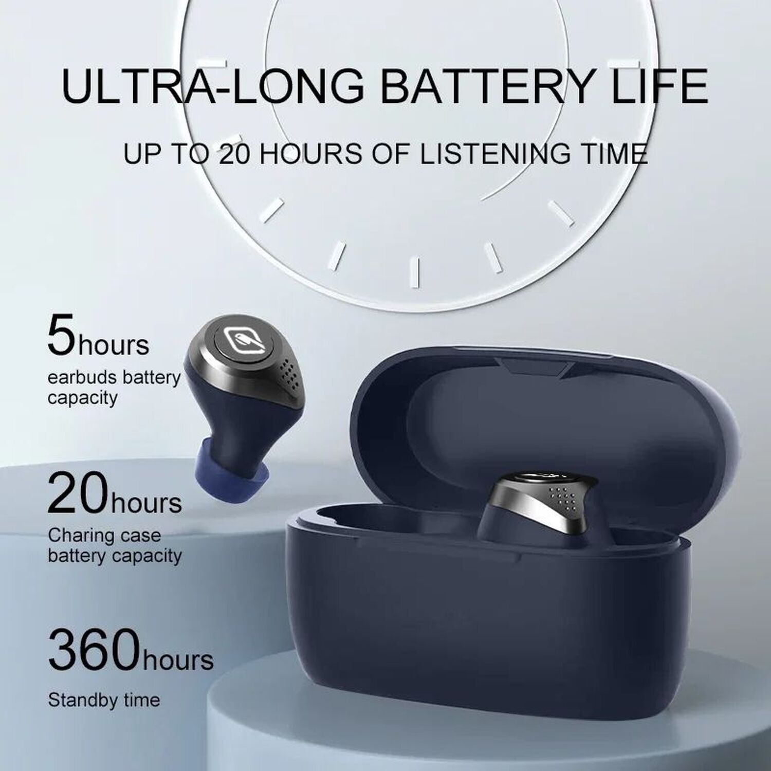 Cyclone Elite In-Ear Bluetooth Wireless Noise Cancelling Waterproof Earbuds