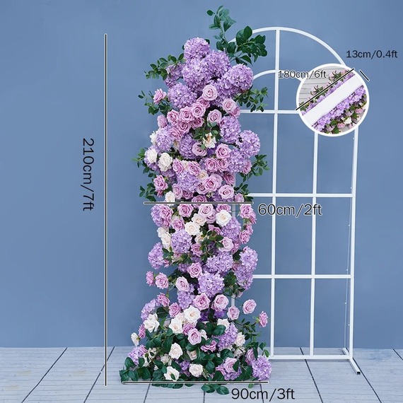 Hydrangea Floral Arrangement Wedding Backdrop