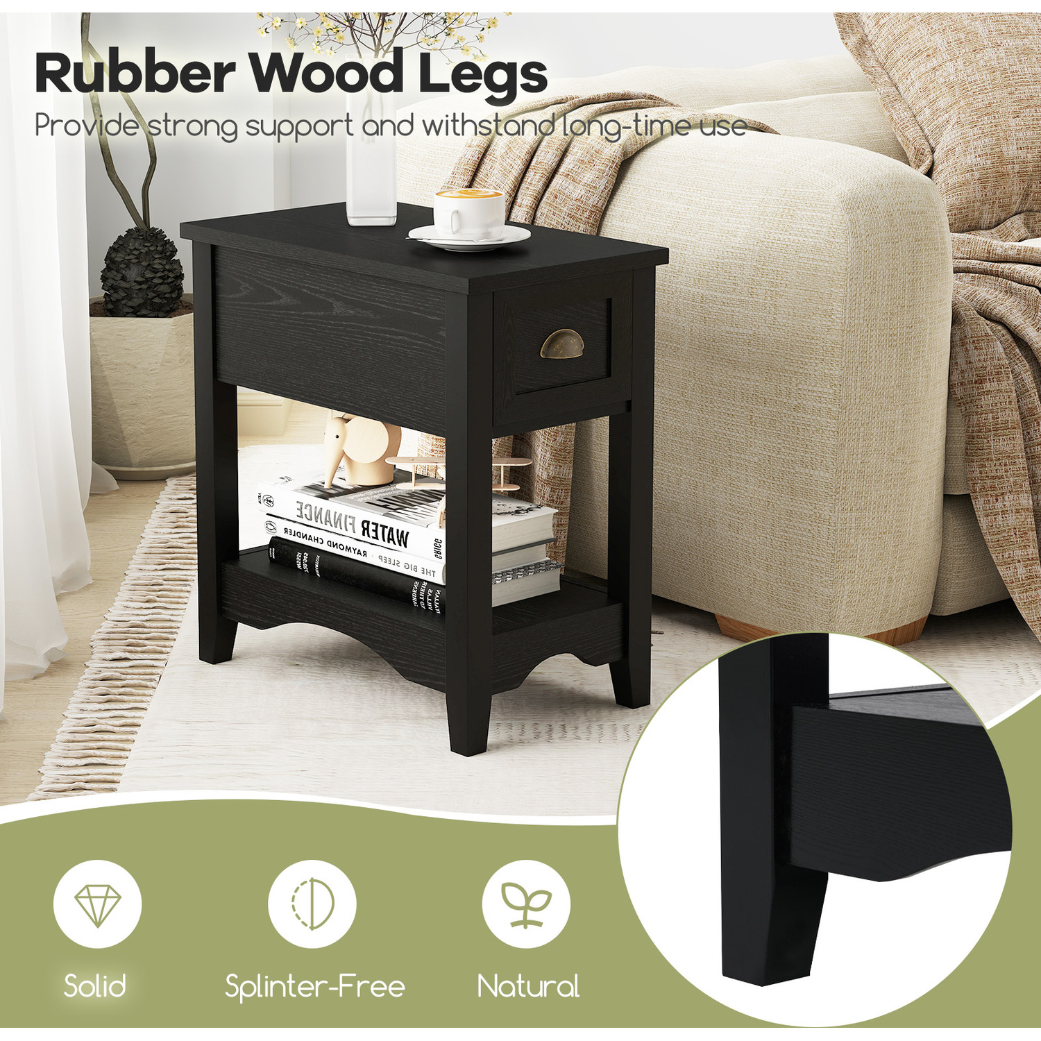 Retro Side Table Set of 2