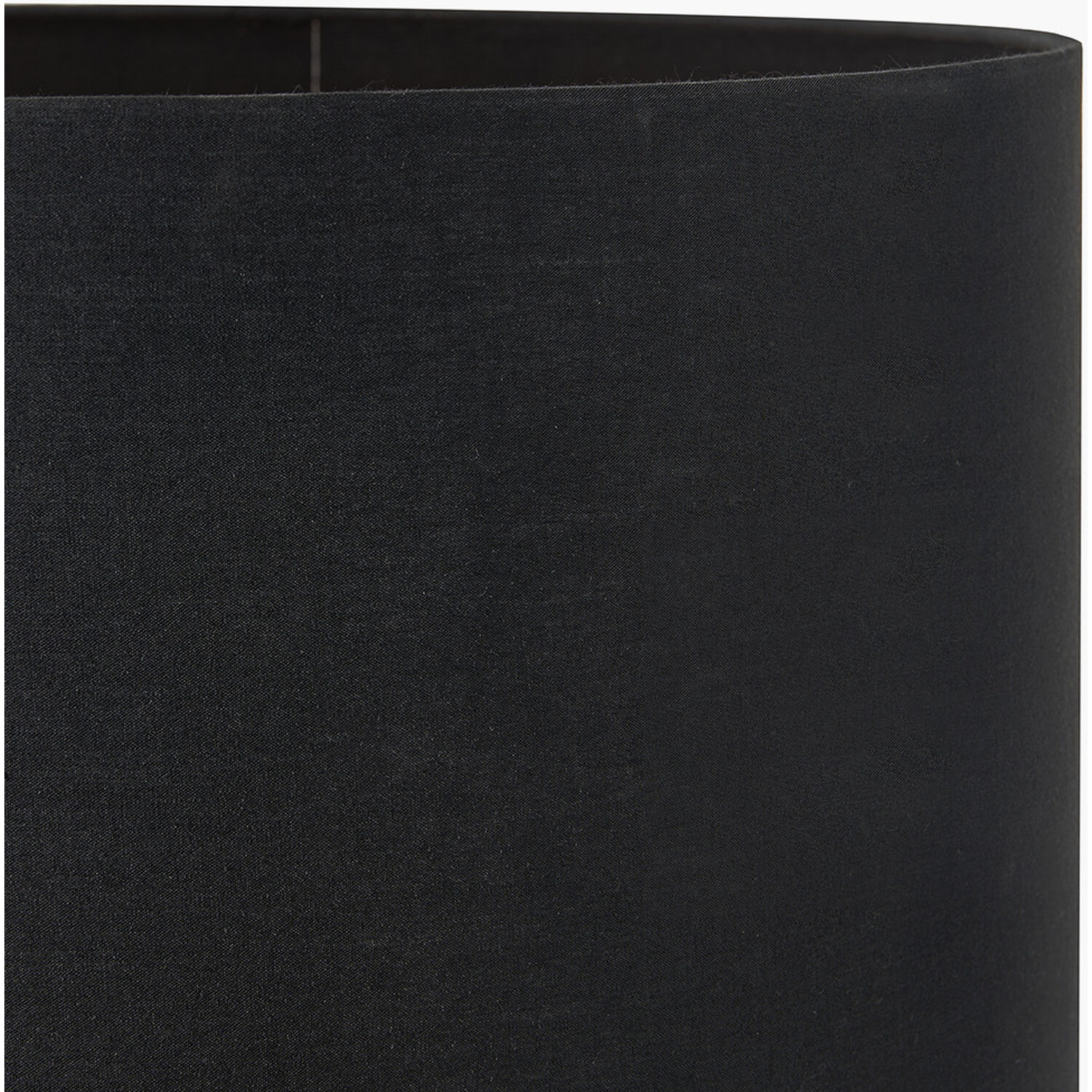 40cm Black Table Lampshade Poly Cotton Cylinder Drum Floor Lamp Shade