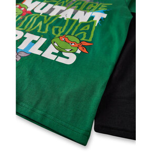 Teenage Mutant Ninja Turtles Stacked Text Kids Long Sleeved T-Shirt