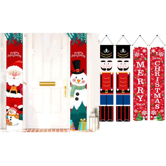 Christmas Decoration Door Banner Set