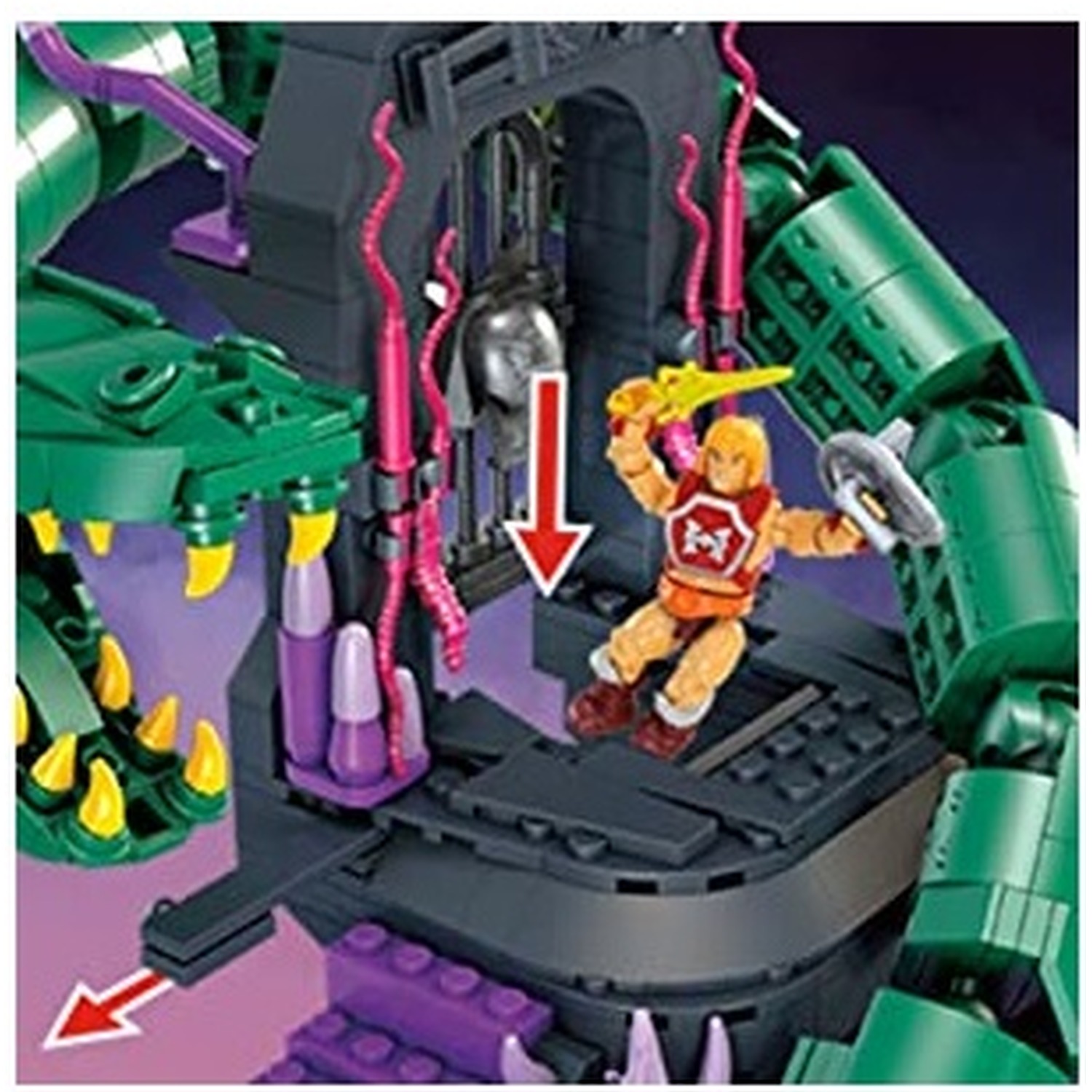 MOTU Superhero Masters of the Universe Collectible Toy Building Set