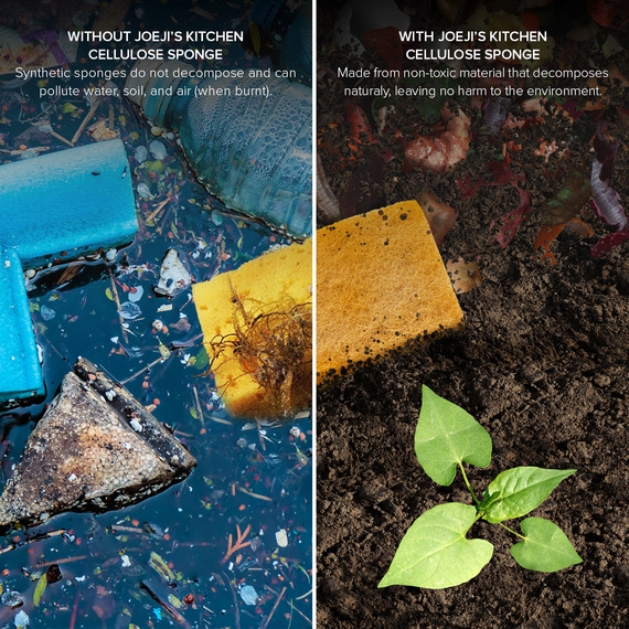 Deep Cleaning Kitchen & Bathroom Washing Up Sponges
