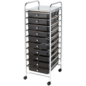 Drawer Storage Trolley On Wheels