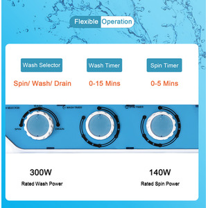 Twin Tube Laundry Washer Washing Machine