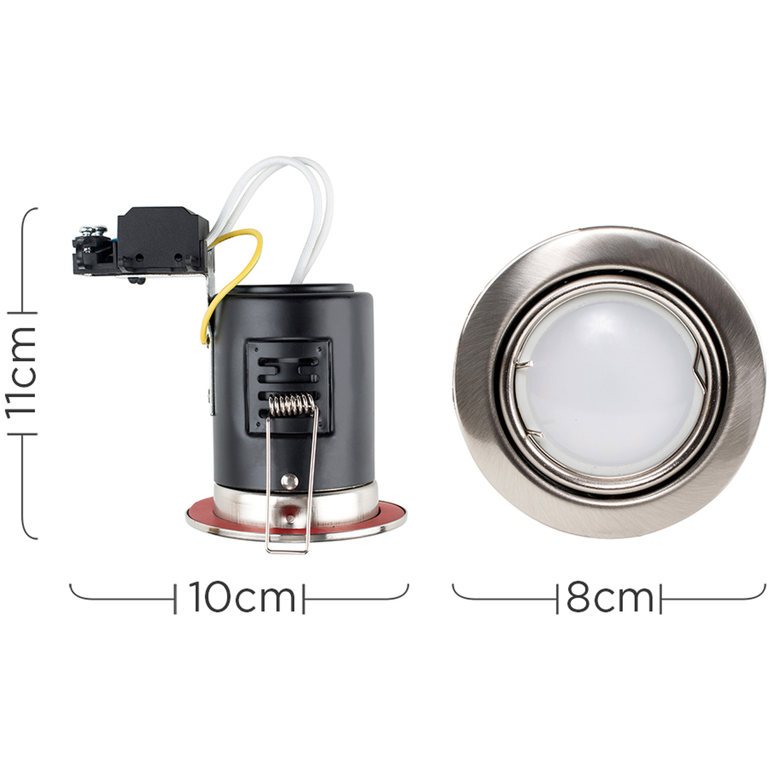Downlight Tiltable Ceiling Light Fitting 6 Pack