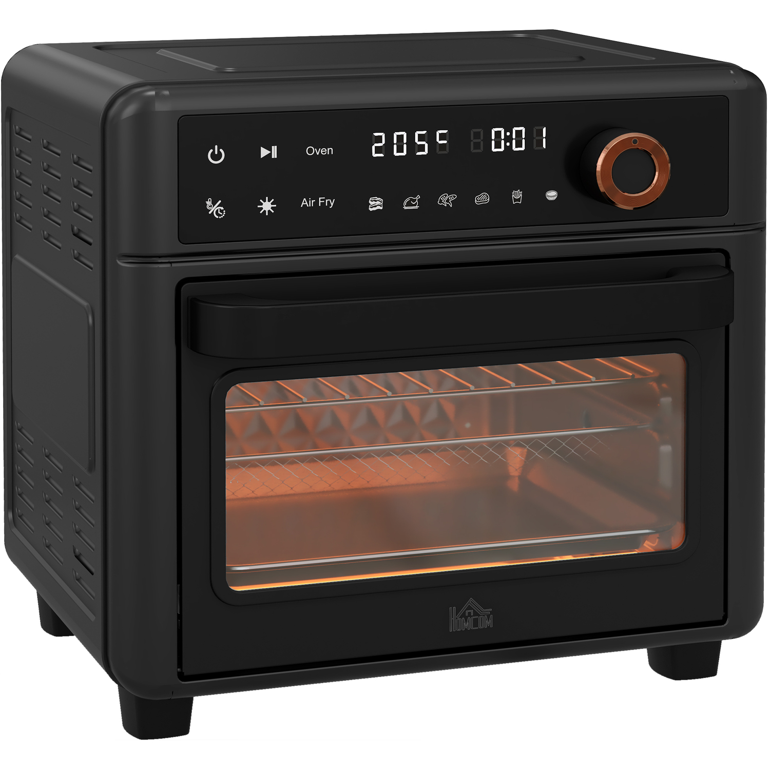 HOMCOM Air Fryer Oven Multifunction Mini Oven with 12 presets