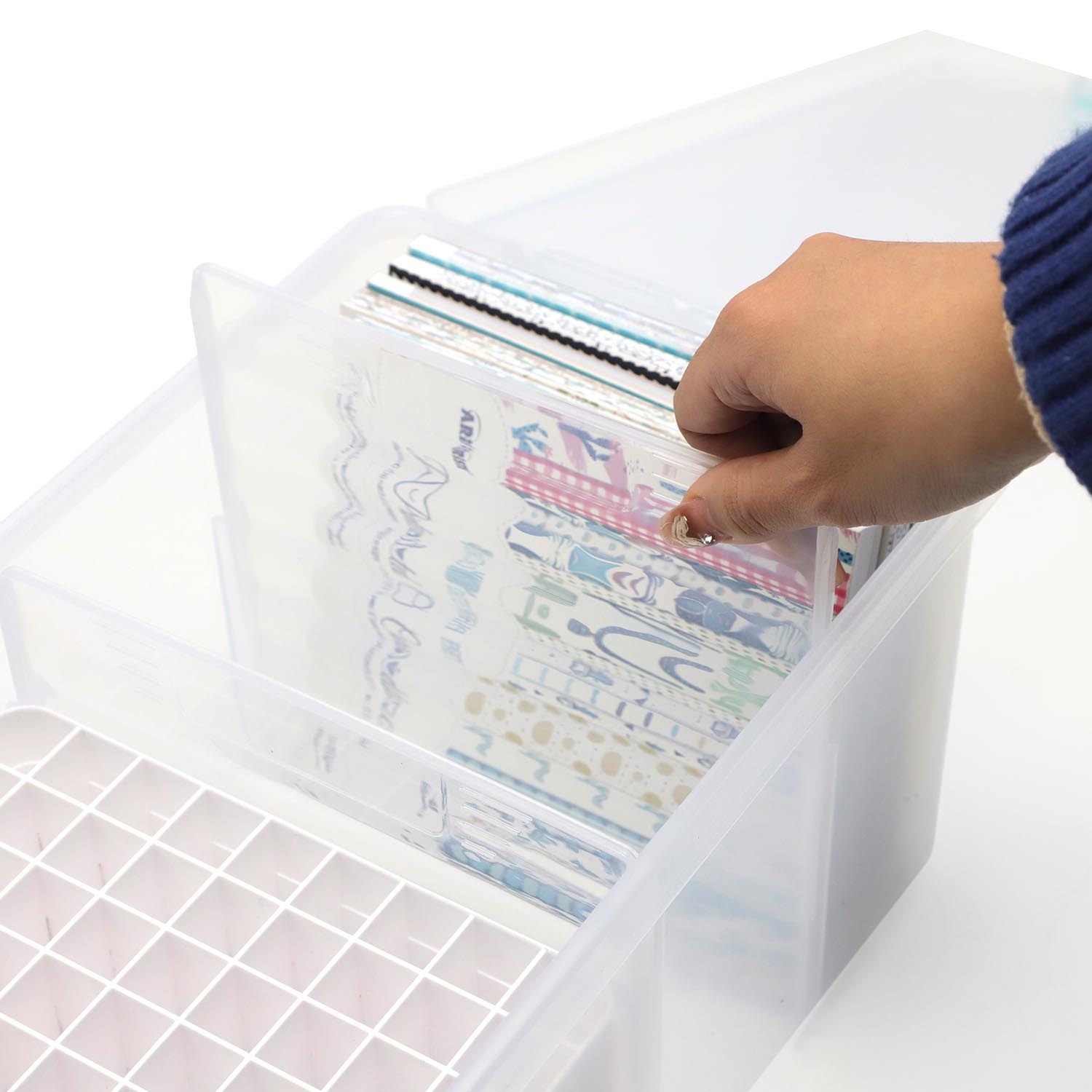 Marker and Paper Storage Container