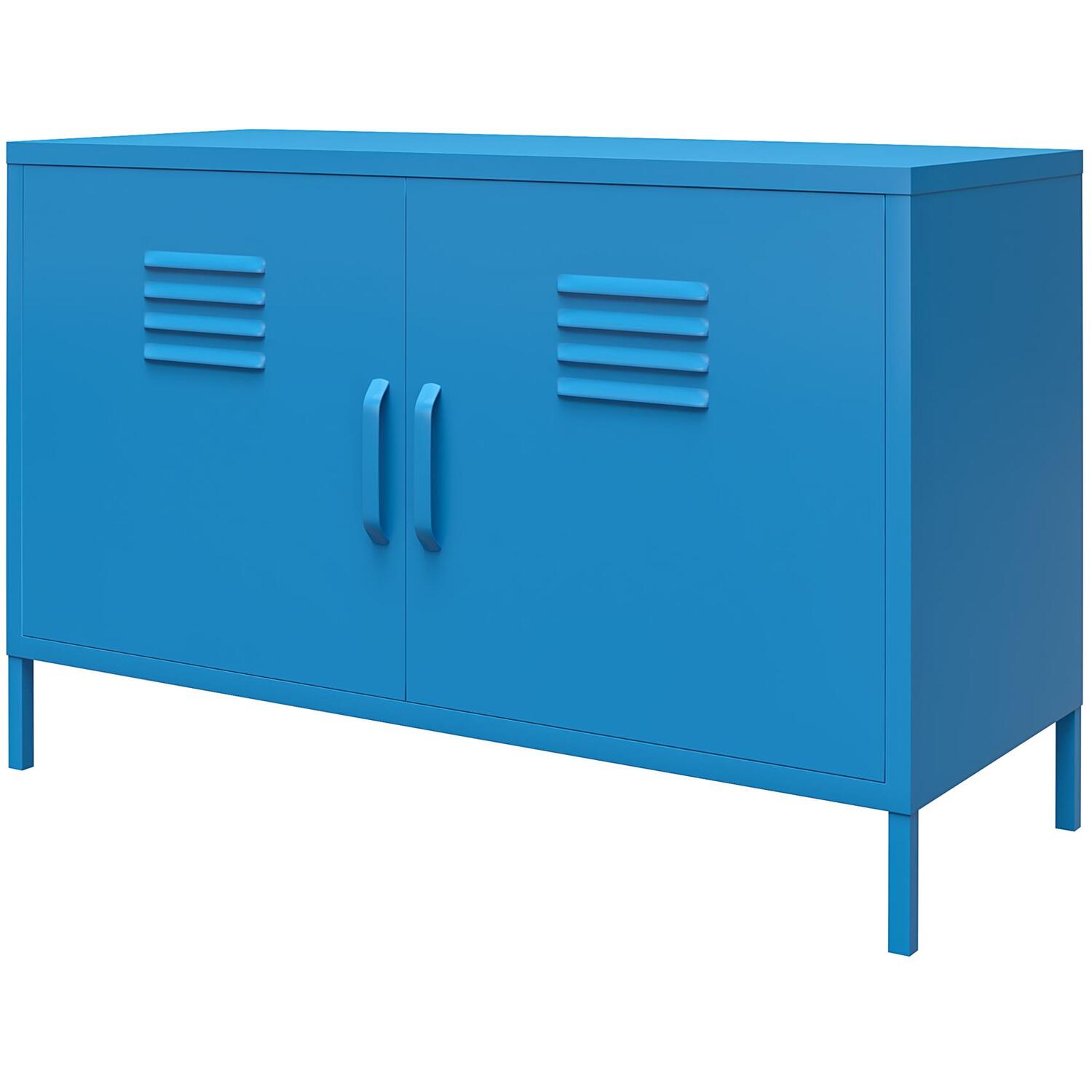 Cache metal locker with 2 doors