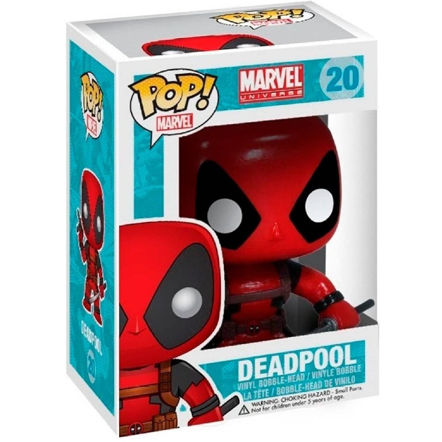 Funko Pop! Marvel Deadpool with Gun and Sword