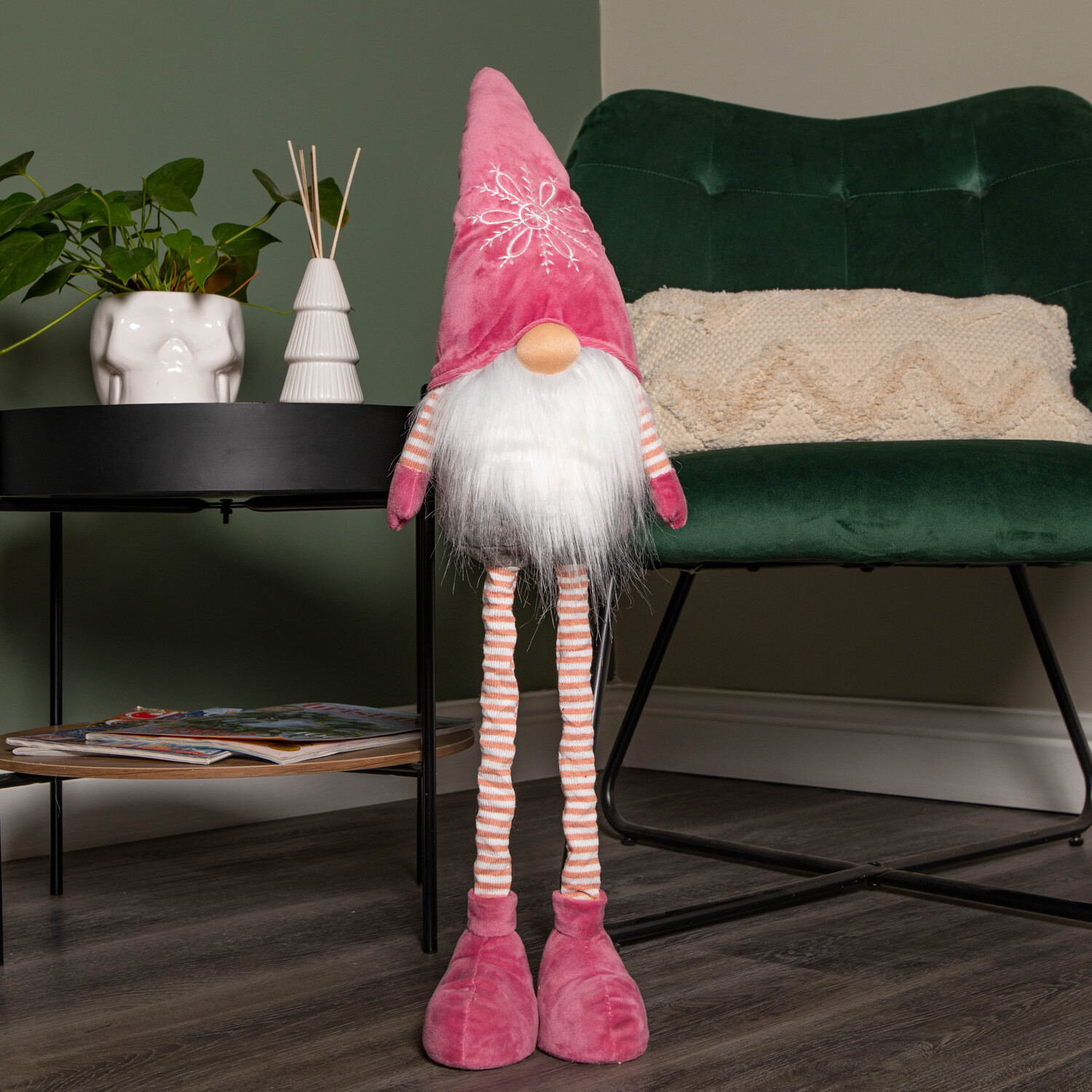 Standing Christmas Gonk Decoration with Extendable Legs