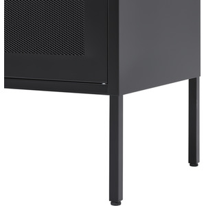 Display Cabinet with Adjustable Height Shelves and Tall Stand