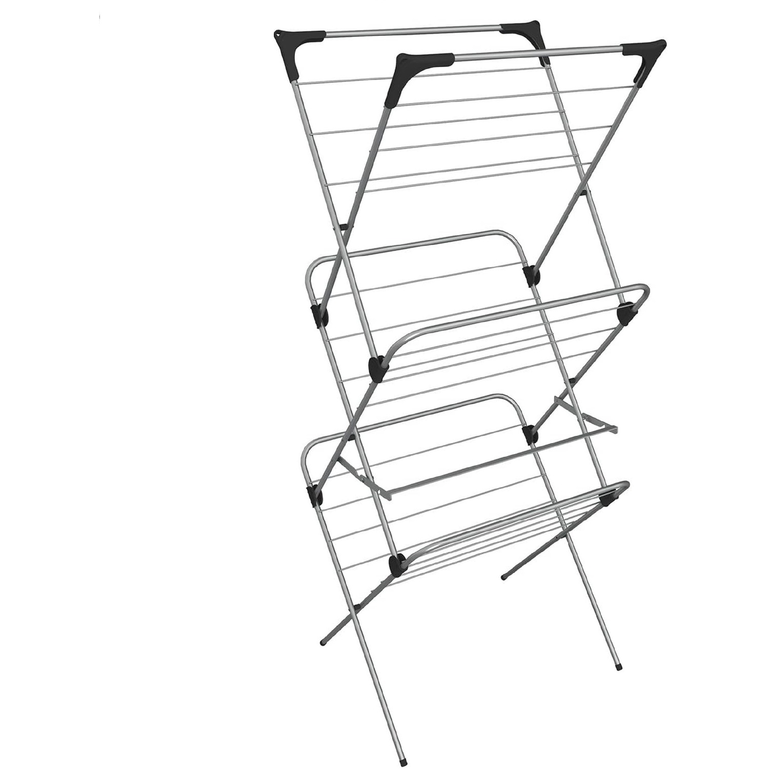 Vileda Sprint 3 Tier Clothes Airer Indoor Clothes Drying Rack 15M