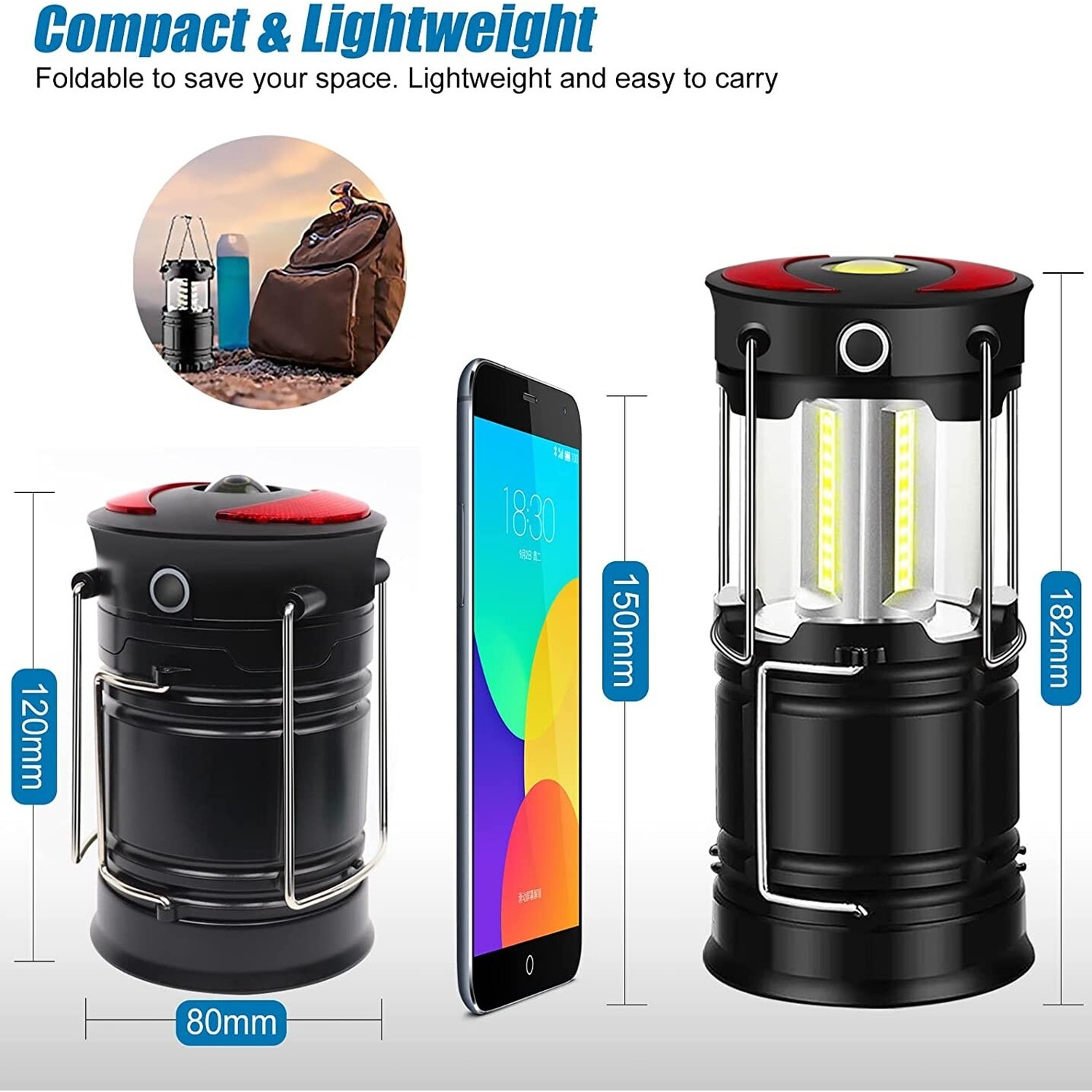 USB Rechargeable 3W LED Camping Lantern