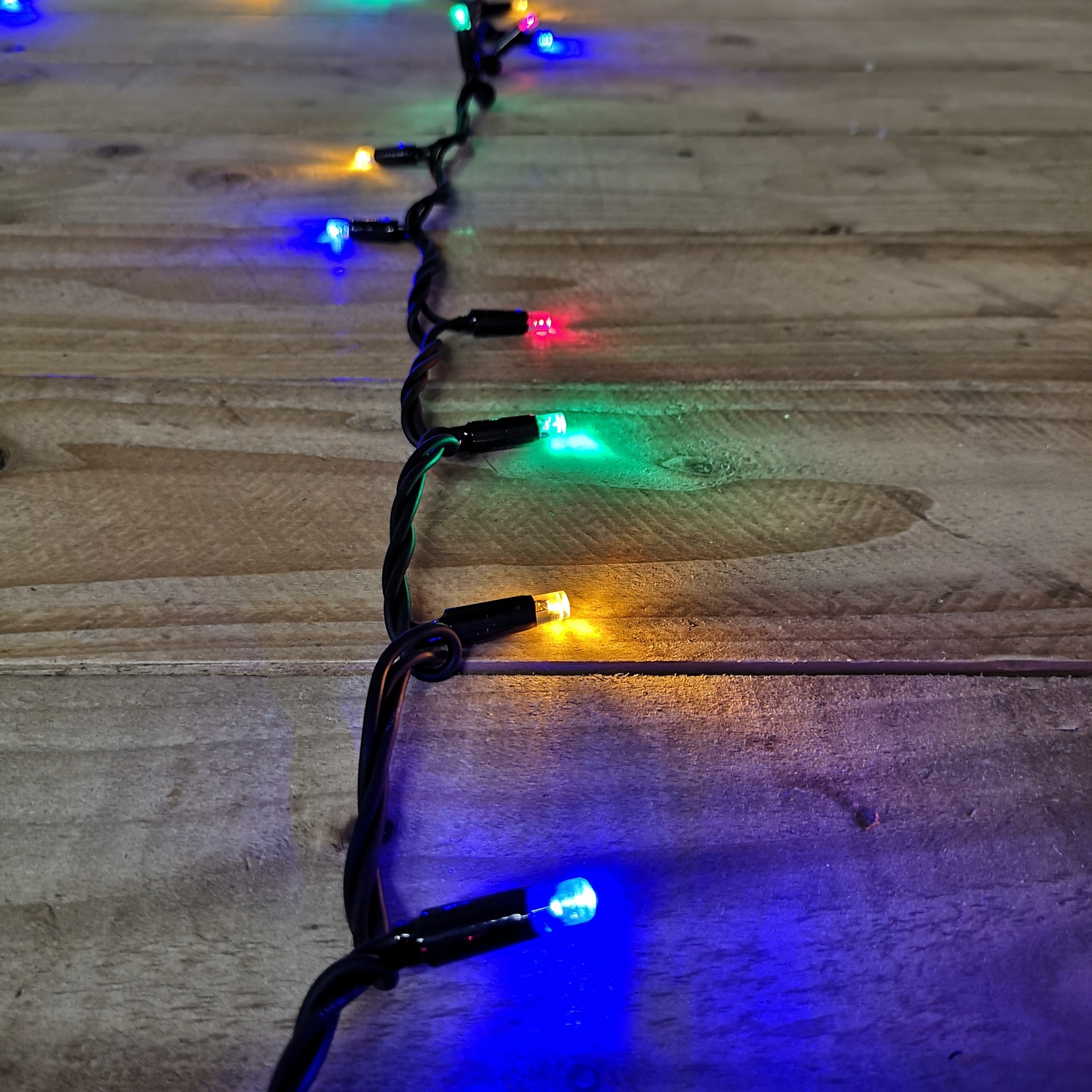 100 LED Multicolour 10m Heavy Duty Connectable Christmas Lights