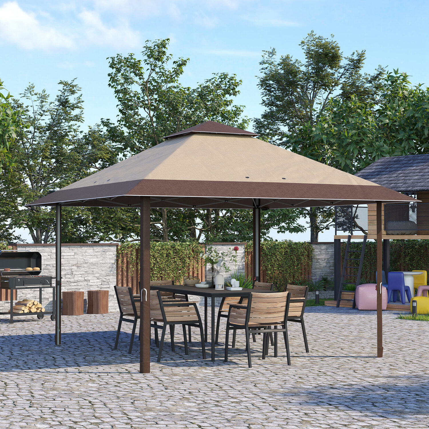 4 x 4m Outdoor Pop Up Canopy