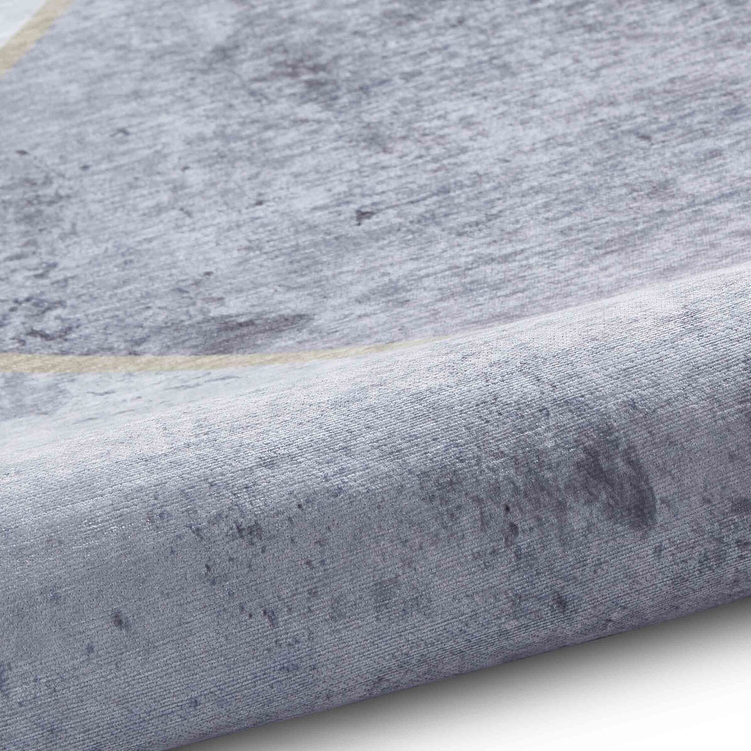 Retro Grey Abstract Area Rug
