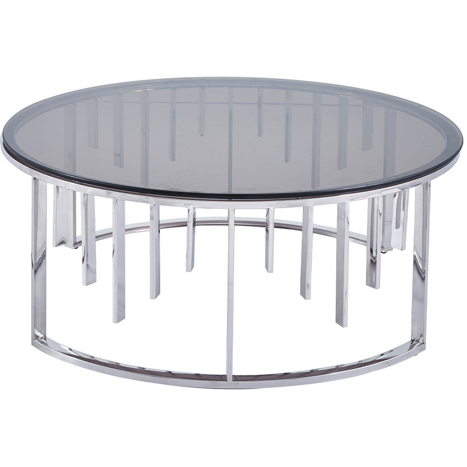 97cm Metal Round Coffee Table for Living Room