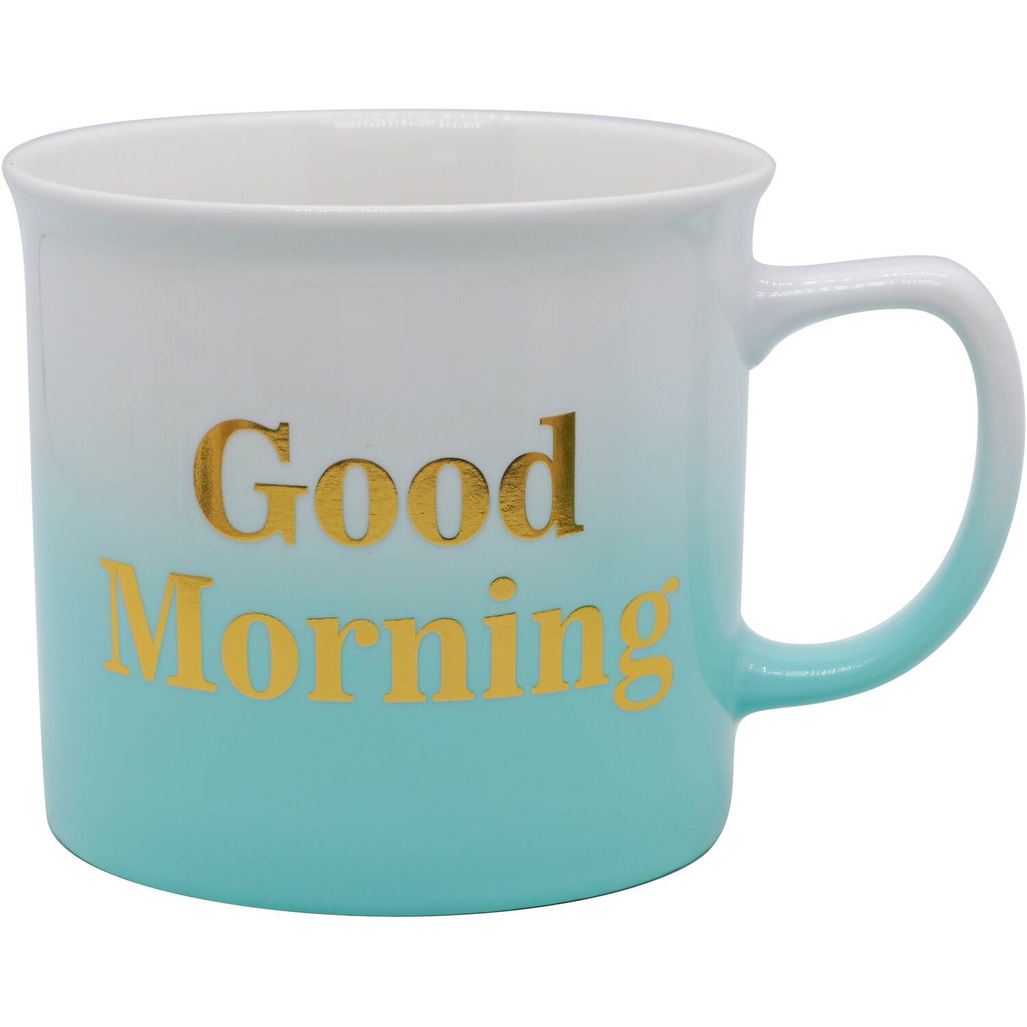 Good Morning Gold Ombre Mug