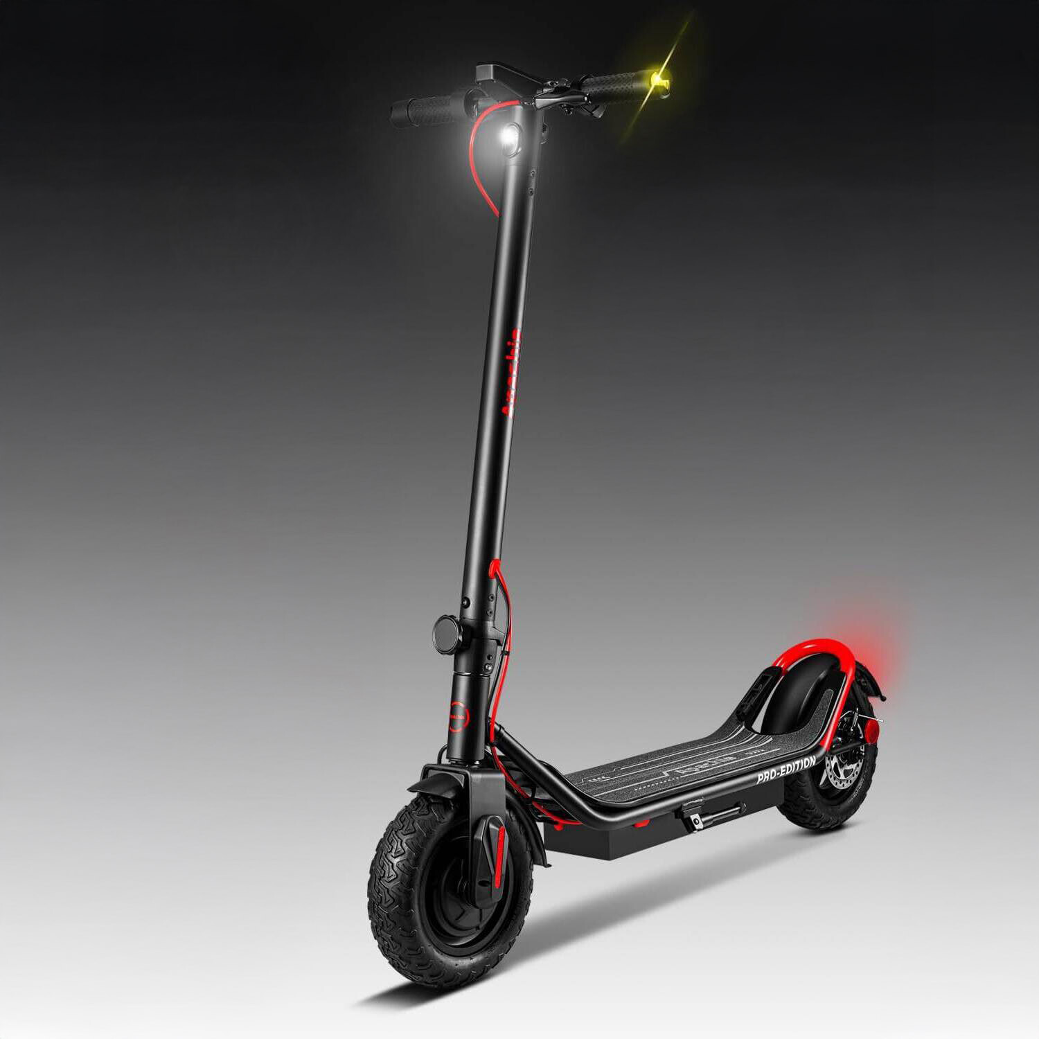 Apachie 500W Pro Edition Red Electric Scooter