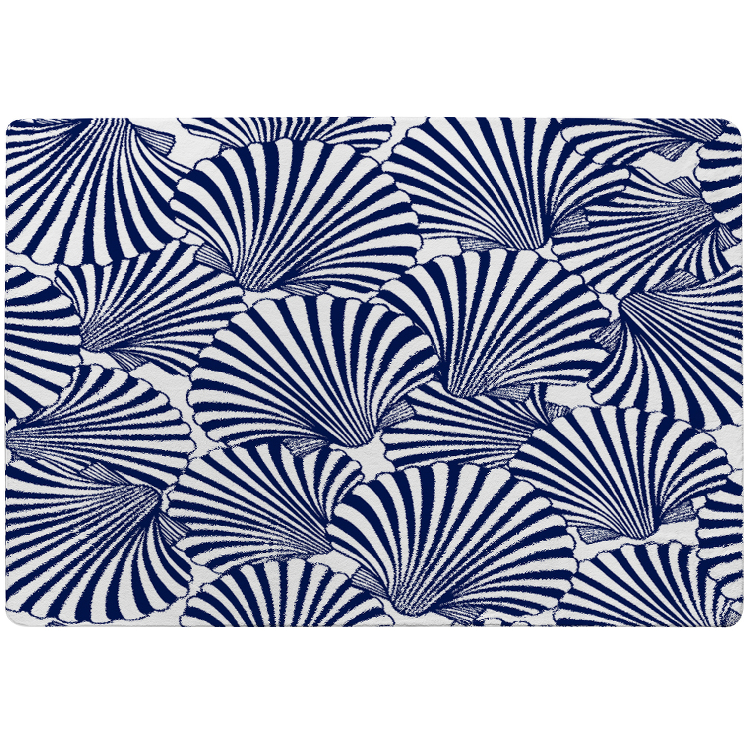 Striped Sea Shells Rug
