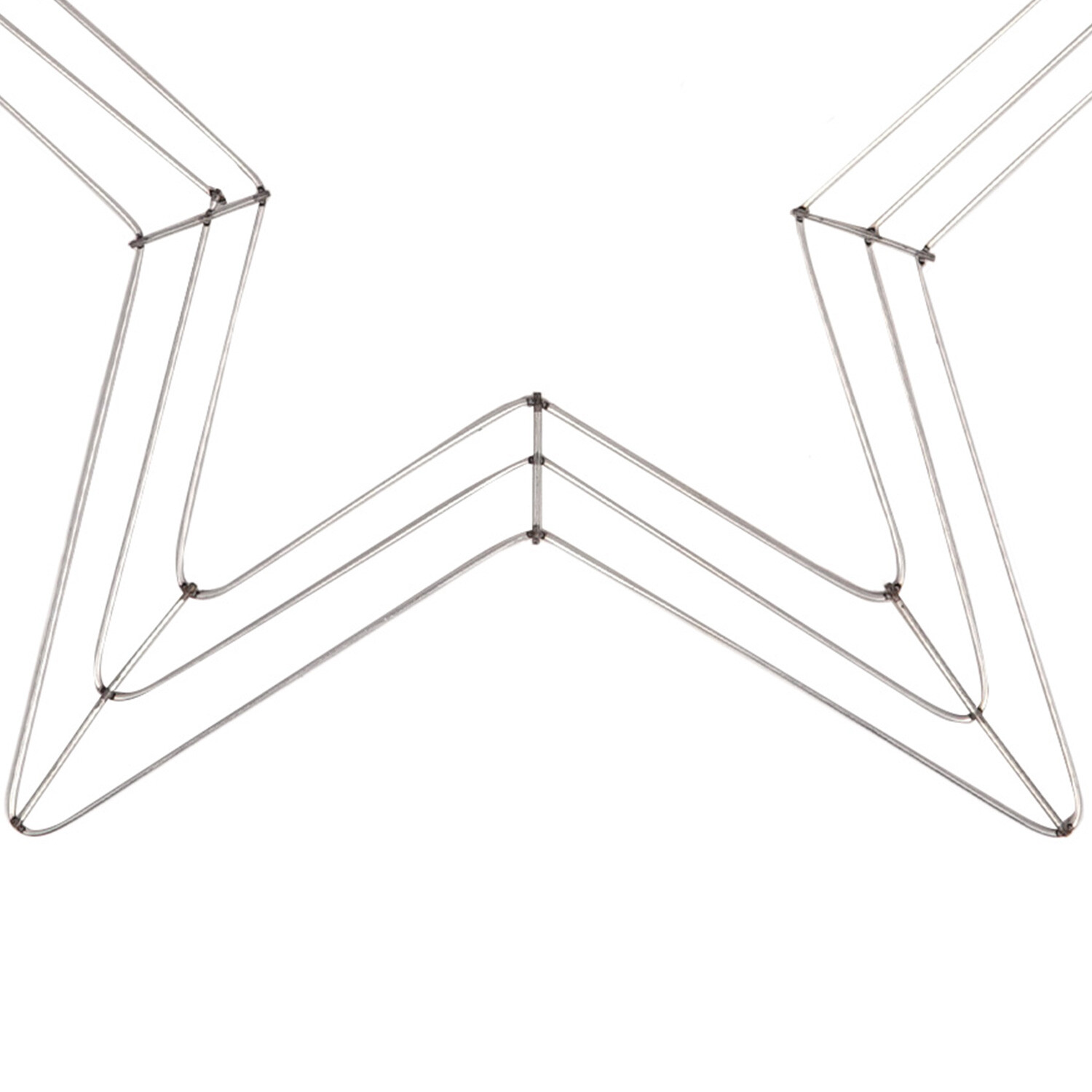 Star Shaped Wire Wreath