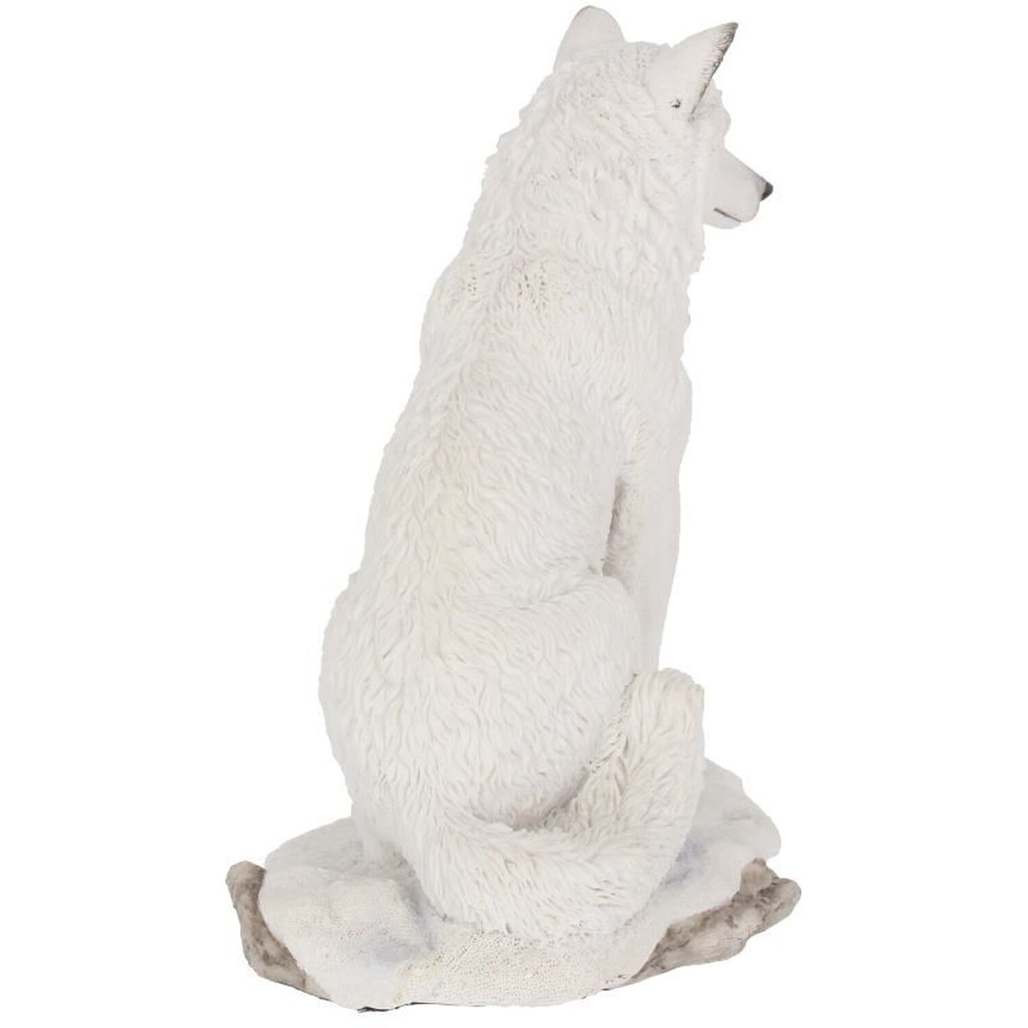 White Ghost Wolf Figurine Ornament