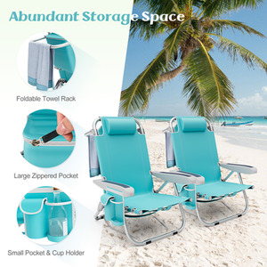 Folding Backpack Beach Chair