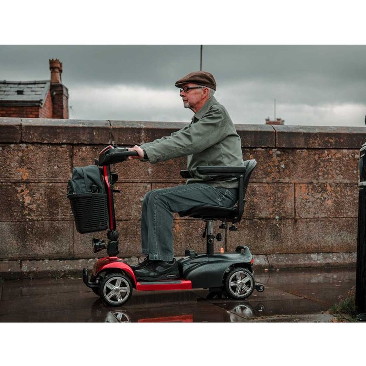 Electric Mobility Scooter With Removable Battery