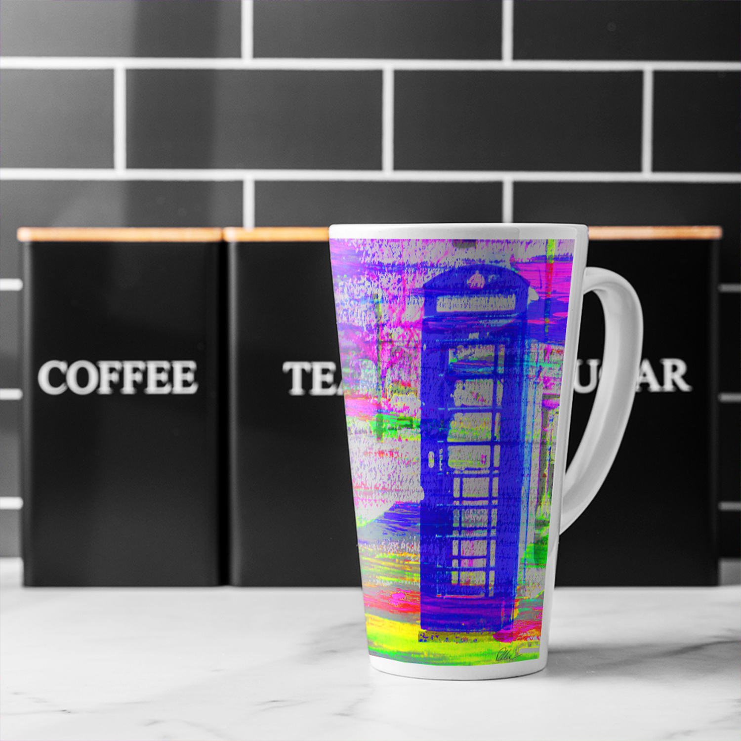 London Post Box Latte Mug