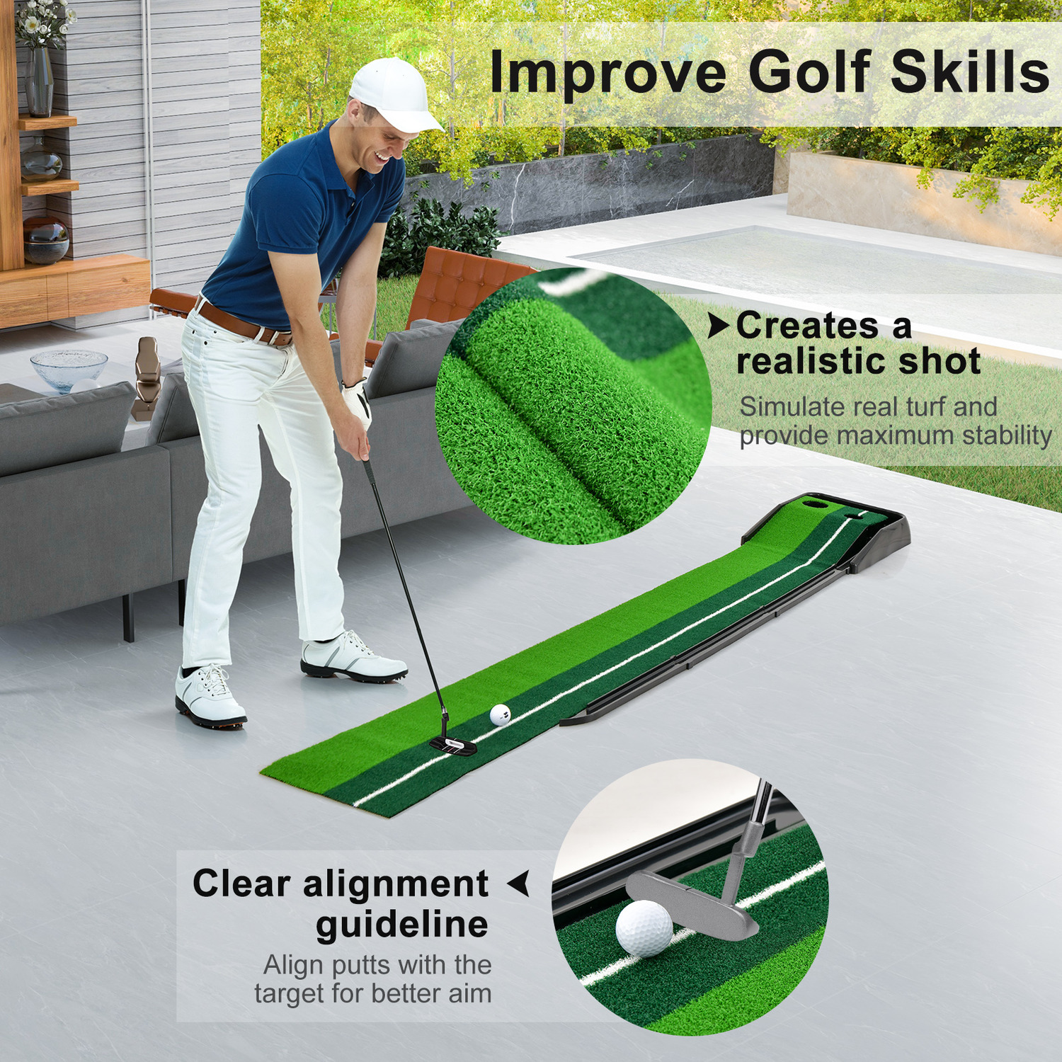Golf Accessories Putting Mat