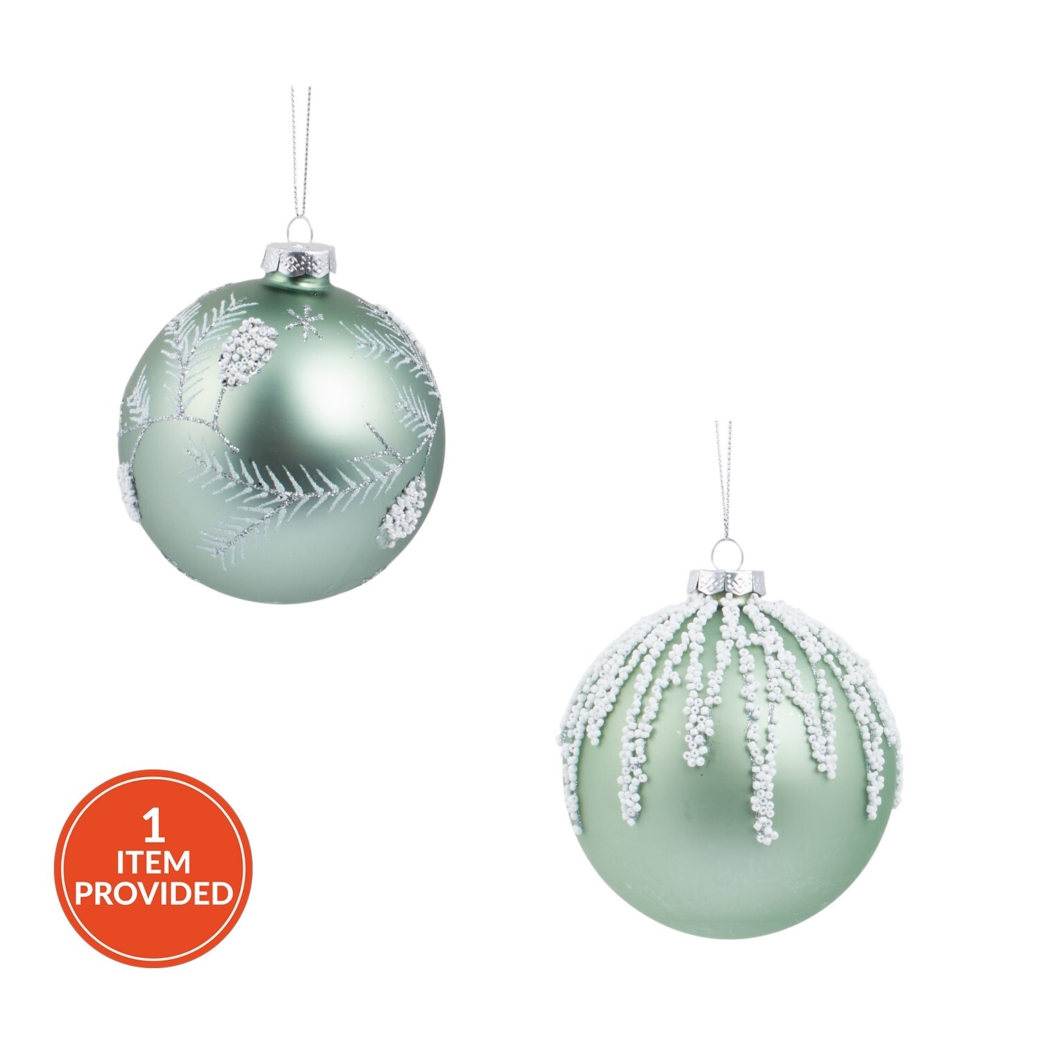 Festive Beaded Bauble