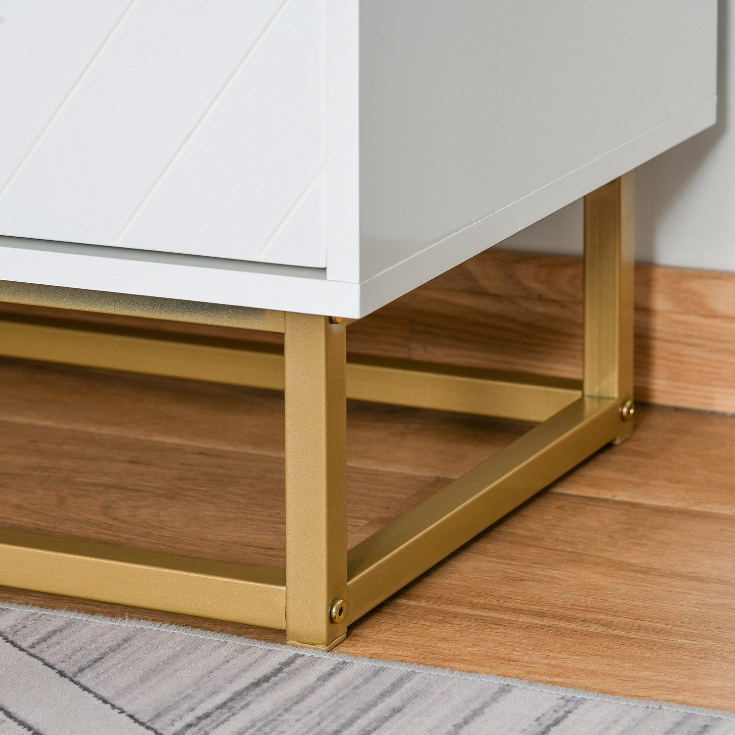 HOMCOM Modern Storage Cabinet with 3 Drawers
