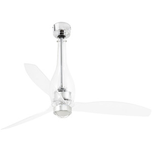 Eterfan LED Transparent Ceiling Fan with DC Motor, 3000K