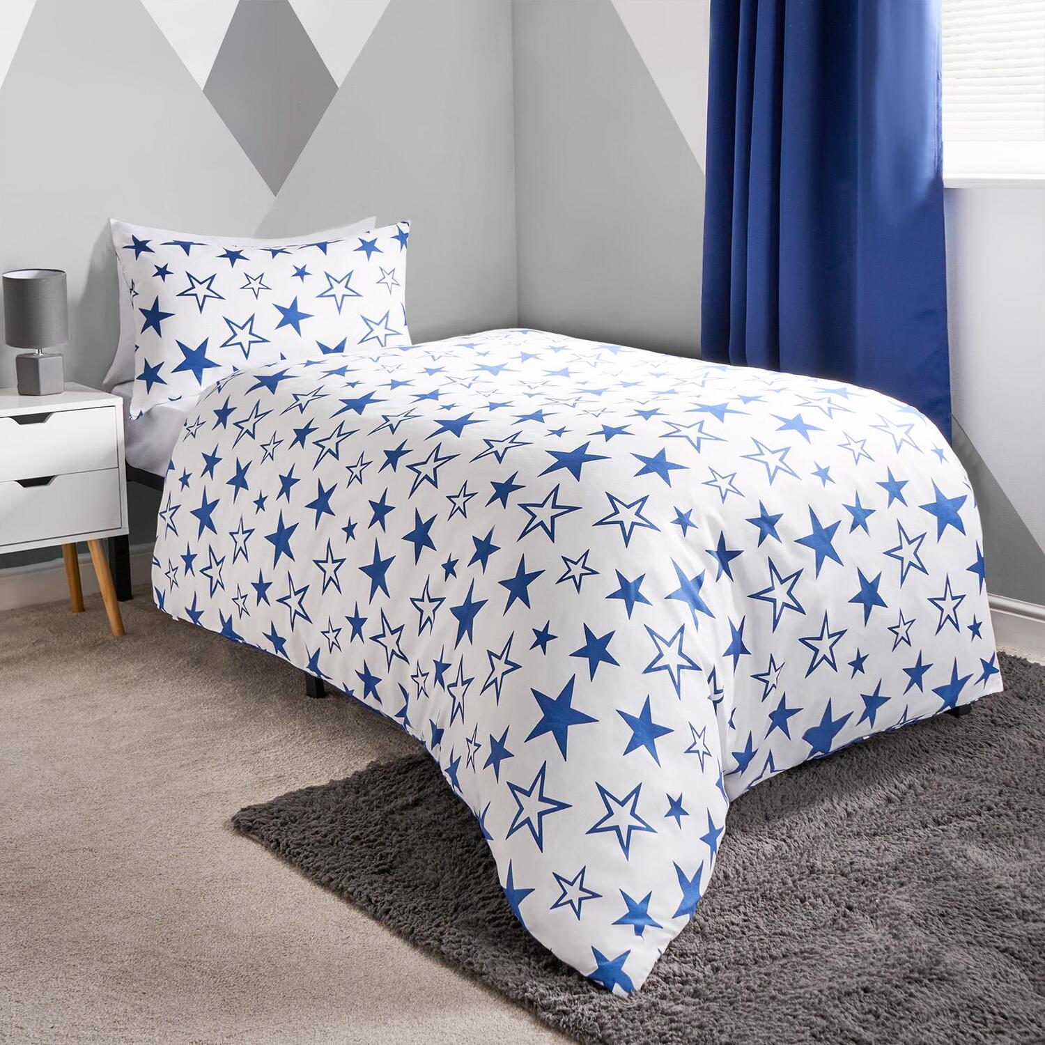 Twin Pack Of Star Duvet Cover Set