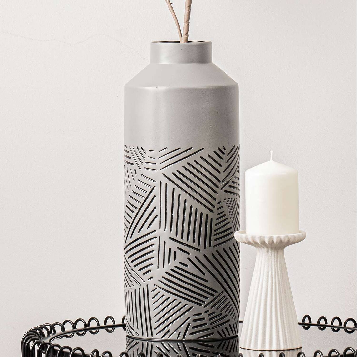 Polyresin Modern Vase for Living Room