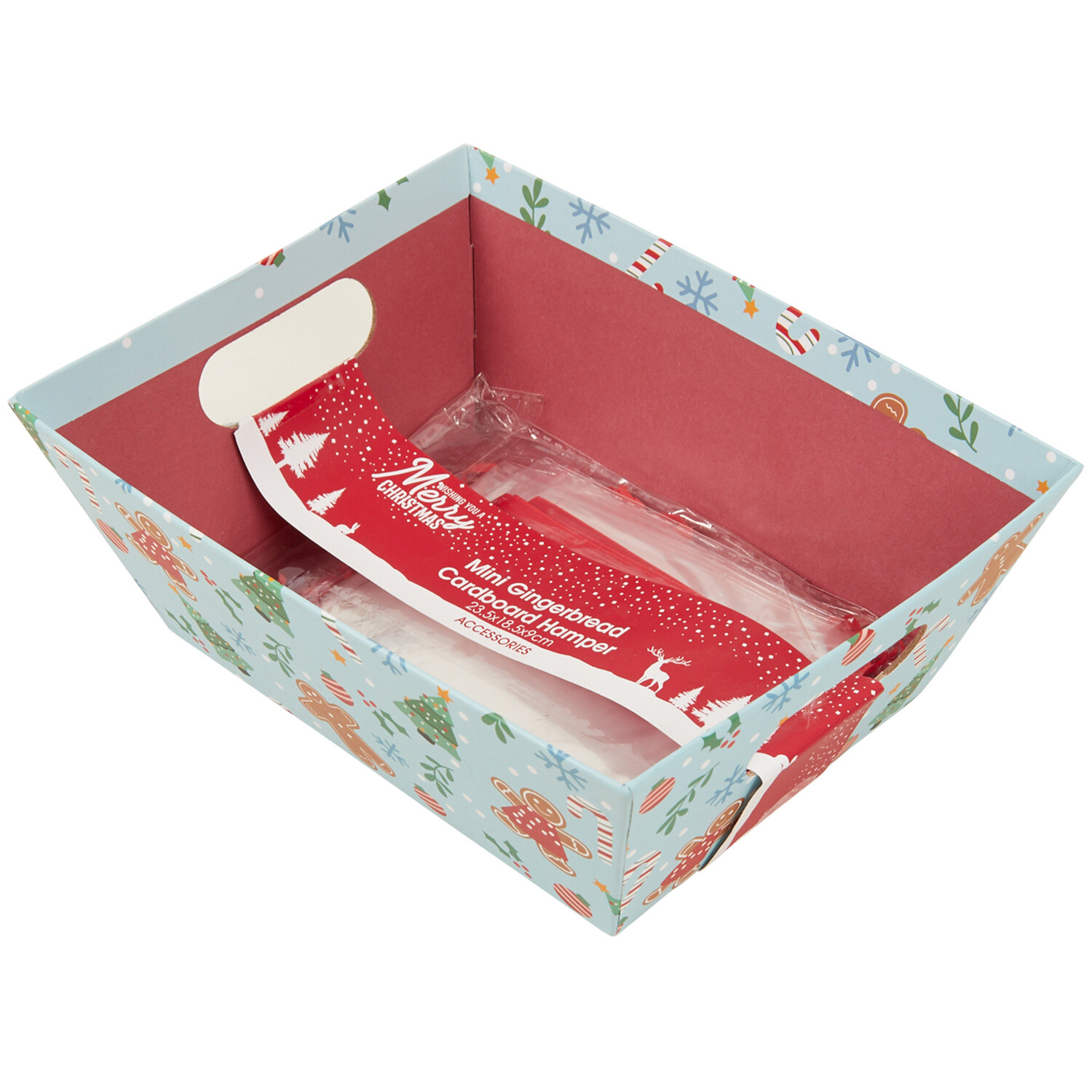 Mini Gingerbread Cardboard Hamper