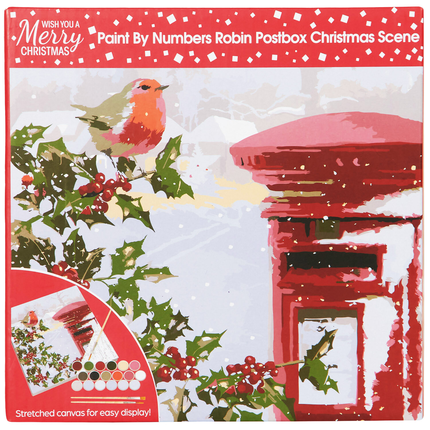 Paint By Numbers Christmas Scene