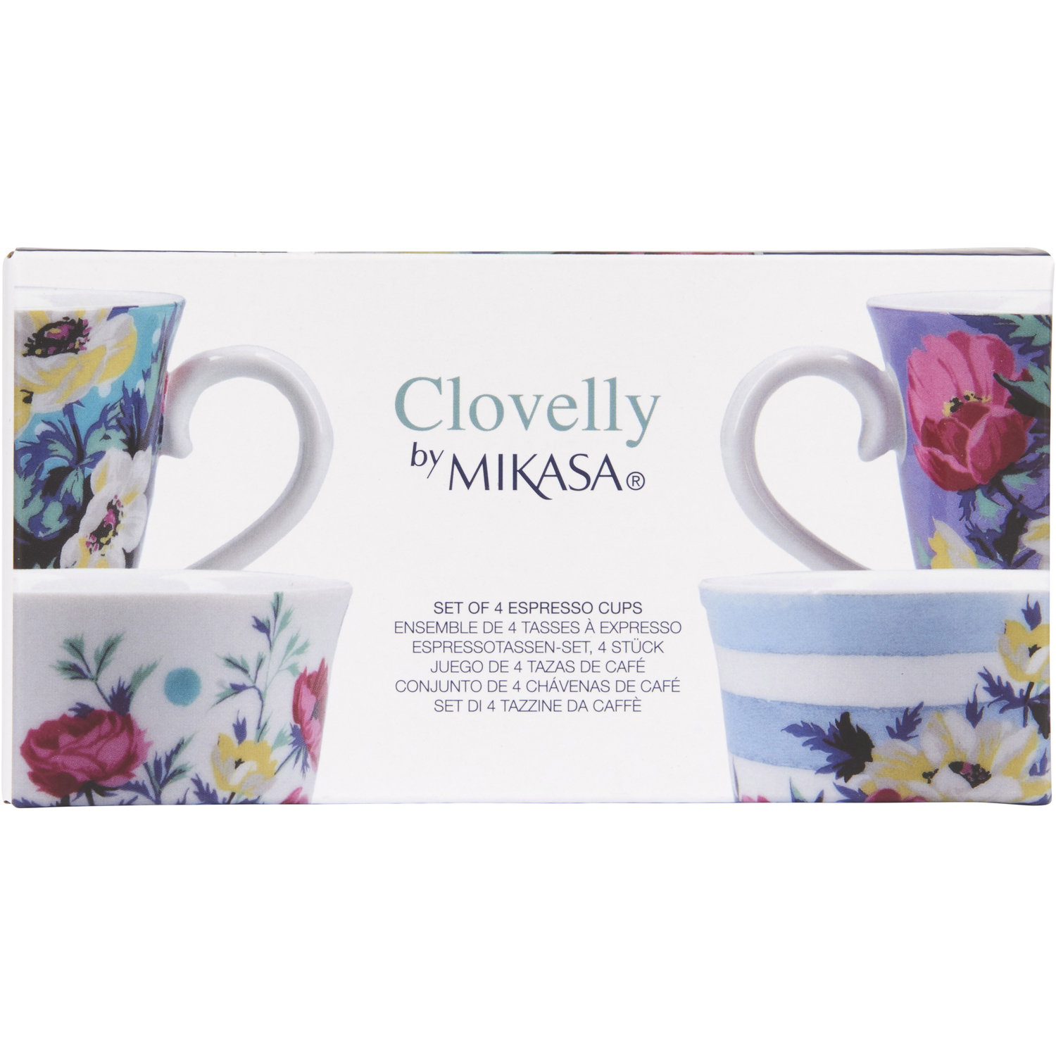 Mikasa Espresso Cups 4 x 80ml