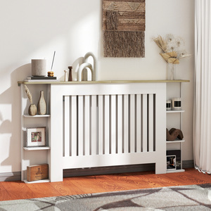 HOMCOM Radiator Cover with Open Storage Shelves 820-496V01WT